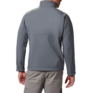 Columbia Men's Ascender Softshell Front-Zip Jacket, Graphite, Medium