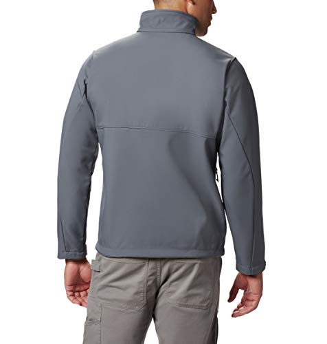 Columbia Men's Ascender Softshell Front-Zip Jacket, Graphite, Medium