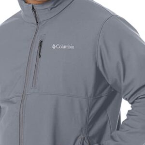 Columbia Men's Ascender Softshell Front-Zip Jacket, Graphite, Medium