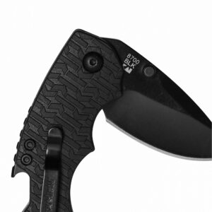 Kershaw 2.4" Pocket Knife with Black-Oxide Blade, Screwdriver, Bottle Opener - 2.8 oz