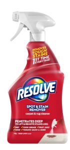 resolve carpet triple oxi advanced carpet stain remover, carpet cleaner, carpet cleaner solution, 22 ounce