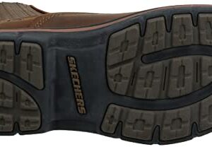 Skechers Men's Relaxed Fit Segment - Dorton Boot,Dark Brown,10.5 M US