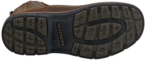 Skechers Men's Relaxed Fit Segment - Dorton Boot,Dark Brown,10.5 M US