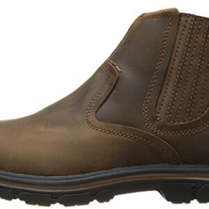 Skechers Men's Relaxed Fit Segment - Dorton Boot,Dark Brown,10.5 M US