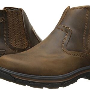 Skechers Men's Relaxed Fit Segment - Dorton Boot,Dark Brown,10.5 M US