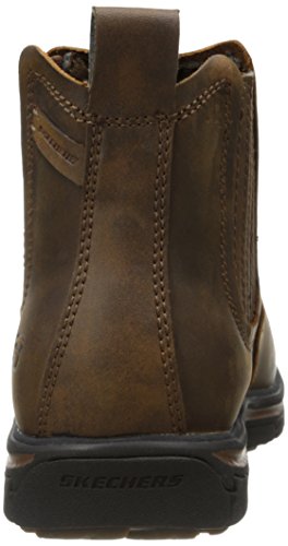 Skechers Men's Relaxed Fit Segment - Dorton Boot,Dark Brown,10.5 M US