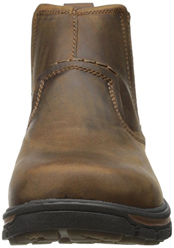 Skechers Men's Relaxed Fit Segment - Dorton Boot,Dark Brown,10.5 M US