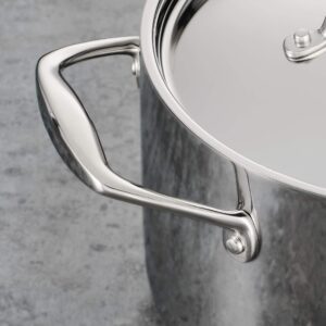 Tramontina Covered Dutch Oven Stainless Steel 5-Quart, 80116/025DS