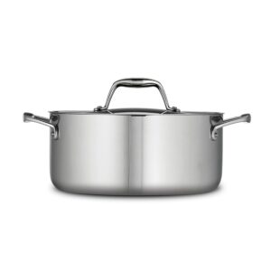 Tramontina Covered Dutch Oven Stainless Steel 5-Quart, 80116/025DS