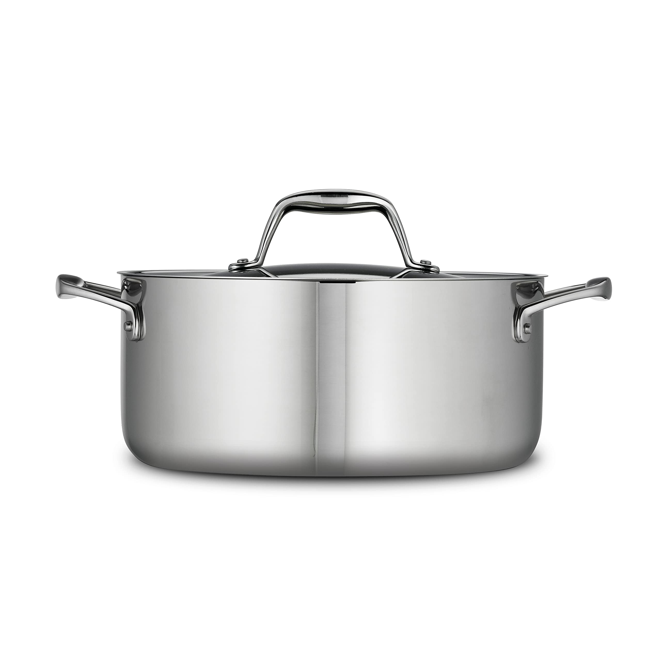 Tramontina Covered Dutch Oven Stainless Steel 5-Quart, 80116/025DS