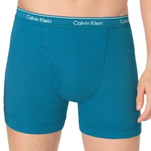 Calvin Klein Men's Cotton Classic Multipack Boxer Briefs, White/Black/Grey, Small