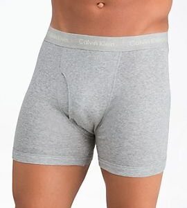 Calvin Klein Men's Cotton Classic Multipack Boxer Briefs, White/Black/Grey, Small