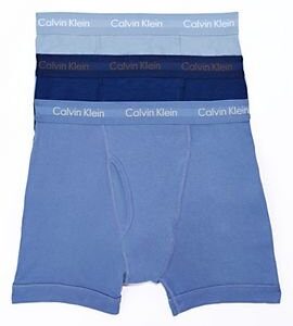 Calvin Klein Men's Cotton Classic Multipack Boxer Briefs, White/Black/Grey, Small