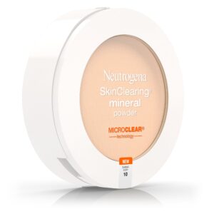 Neutrogena SkinClearing Mineral Powder, Classic Ivory 10, 0.38 Ounce (Pack of 2)