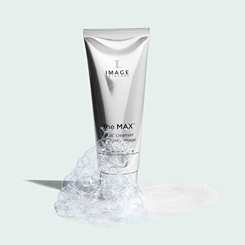 IMAGE Skincare, the MAX Facial Cleanser, Silky Face Wash with Peptides for Youthful Looking Skin, 4 fl oz