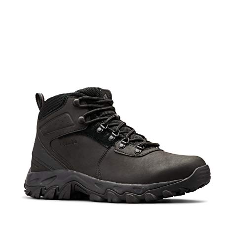 Columbia mens Newton Ridge Plus Ii Waterproof Hiking Boot, Black/Black, 12 US