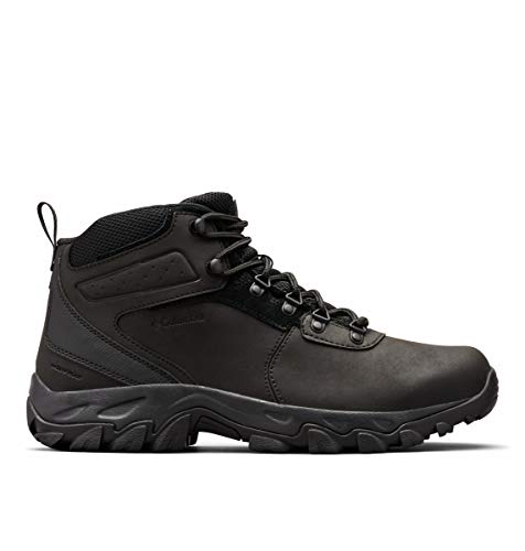 Columbia mens Newton Ridge Plus Ii Waterproof Hiking Boot, Black/Black, 12 US