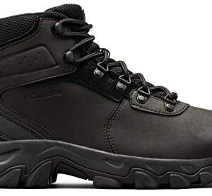 Columbia mens Newton Ridge Plus Ii Waterproof Hiking Boot, Black/Black, 12 US