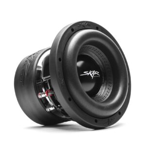 skar audio zvx-8 d2 8" 900 watt dual 2 ohm spl car subwoofer