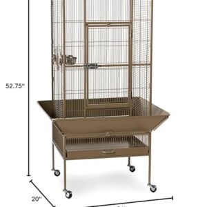 Prevue Pet Products 3352COCO Park Plaza Bird Cage, Coco Brown,Large