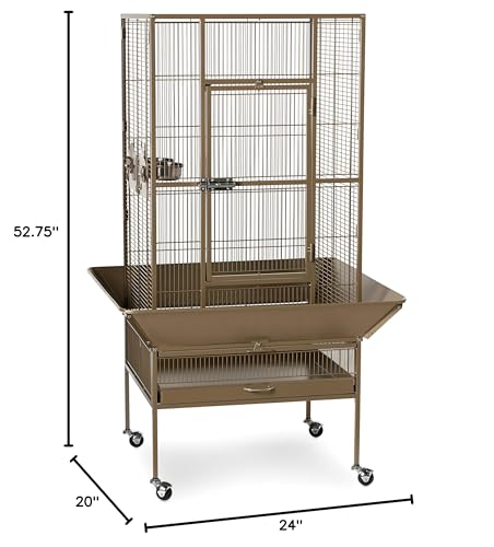 Prevue Pet Products 3352COCO Park Plaza Bird Cage, Coco Brown,Large