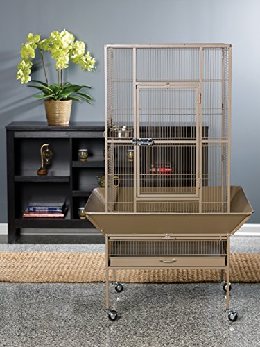 Prevue Pet Products 3352COCO Park Plaza Bird Cage, Coco Brown,Large