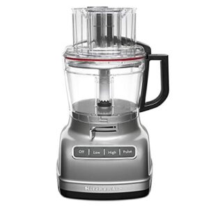 kitchenaid kfp1133cu 11-cup food processor with exactslice system - contour silver