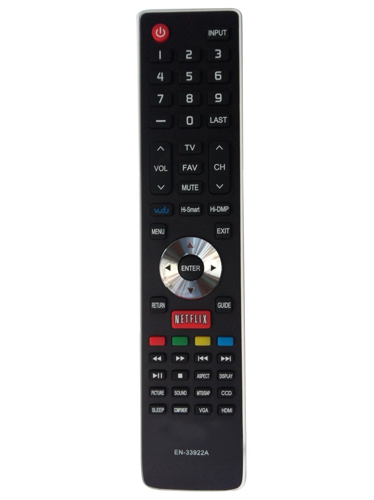 NEW Smart Internet TV REMOTE Control EN-33922A for Hisense Smart Internet TV LHD32K366WUS LTDN40K366NWUS LTDN40K366WUS LTDN50K366GWUS LTDN50K610GW LTDN55K610GW¡­