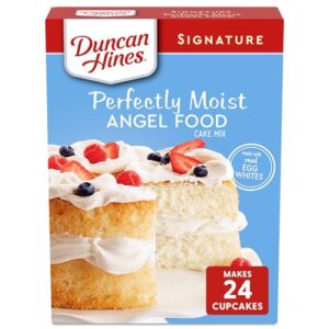 duncan hines signature perfectly moist angel food cake mix, 16 oz