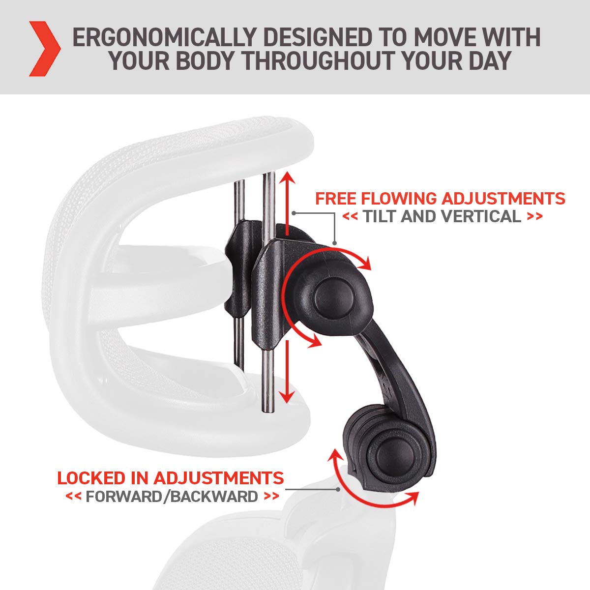 Engineered Now The Original Headrest for The Herman Miller Aeron Chair (H4 for Classic, Carbon)