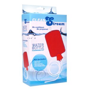 Cleanstream 2 Quart Enema Bag and Douche with 8 Oz Cleanstream Water-Based Anal Kit, Tapered Tip, 5 Foot Flexible Tube