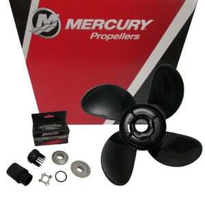 mercury spitfire 4-blade aluminum propeller 10.6 x 12 pitch 40-60hp 488m8026625