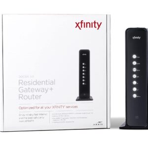 ARRIS DOCSIS 3.0 Residential Gateway with 802.11n/ 4 GigaPort Router/ 2-Voice Lines Certified with Comcast (TG862G-CT)