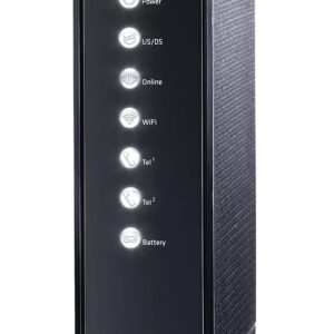 ARRIS DOCSIS 3.0 Residential Gateway with 802.11n/ 4 GigaPort Router/ 2-Voice Lines Certified with Comcast (TG862G-CT)