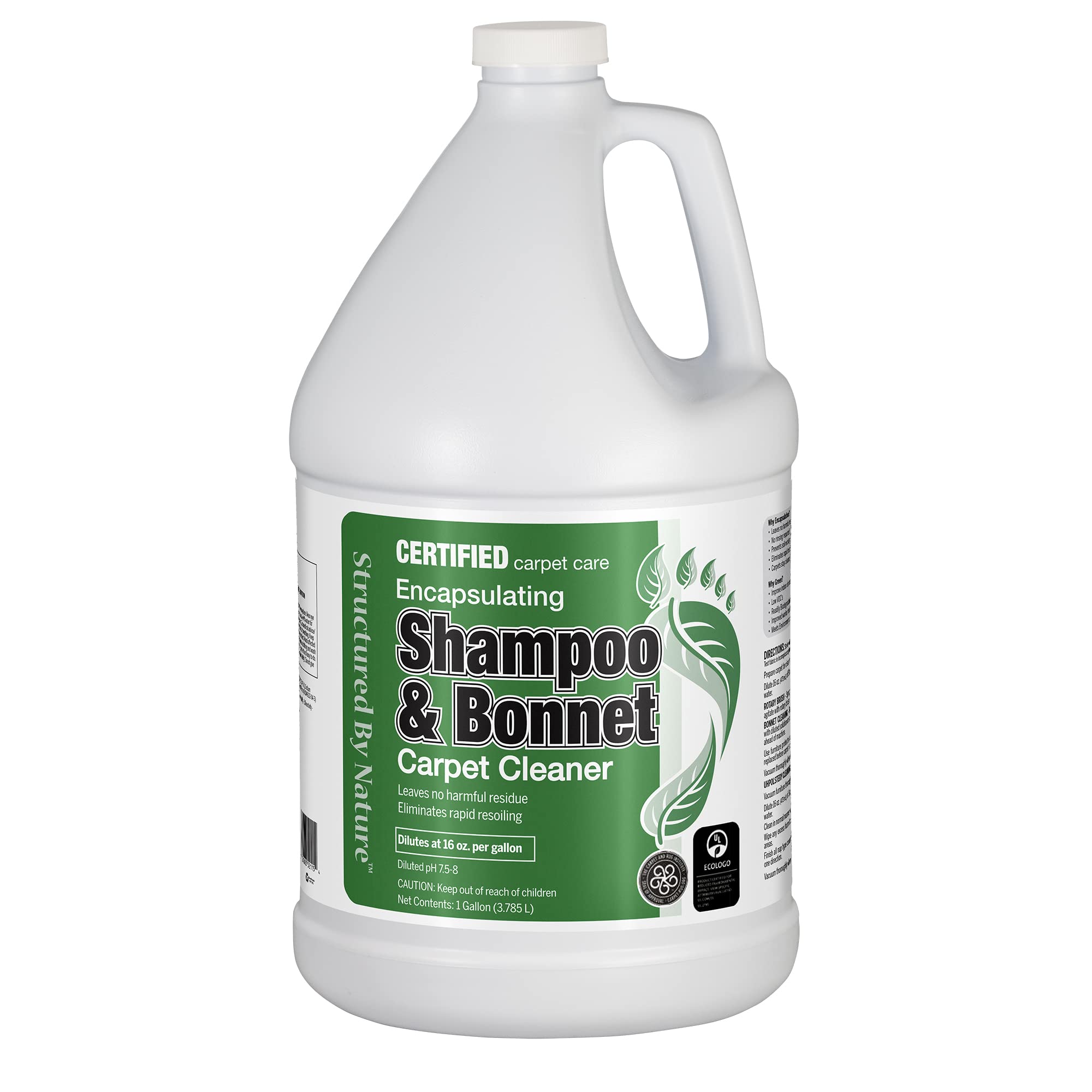 Nilodor Encapsulating Bonnet/Spin Shampoo Cleaner, 1 gallon (128SBN SHP)