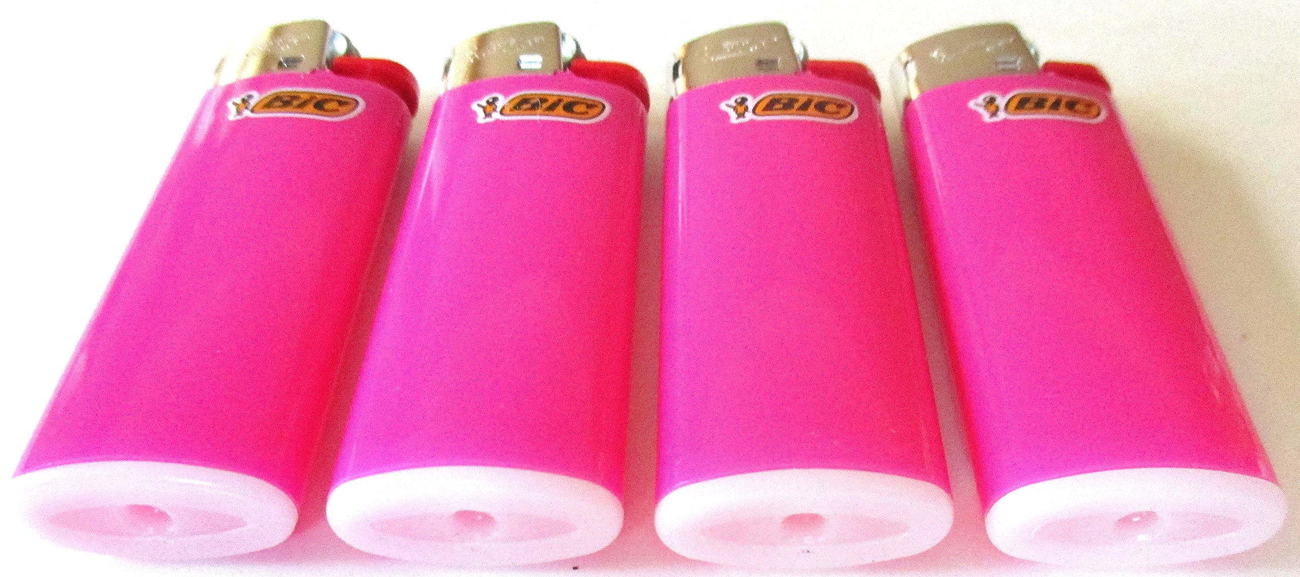 Bic Mini Hot Pink Lighters Lot of 4