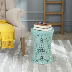 Safavieh Camilla Ceramic Decorative Garden Stool, Spring Green