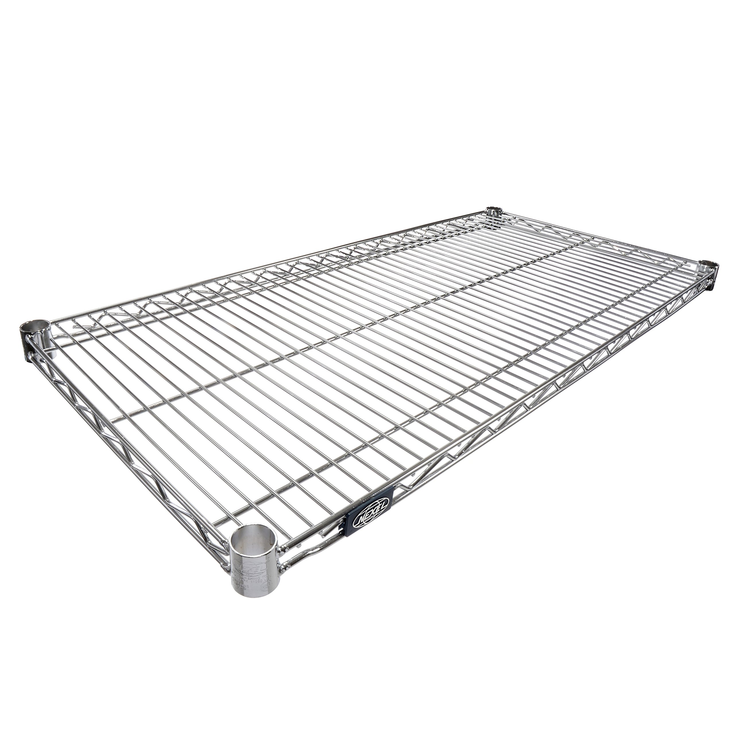 Nexel Additional Wire Shelf for Wire Shelving Units, 600-800 lb Capacity, 21"W x 54"L, Chrome Finish