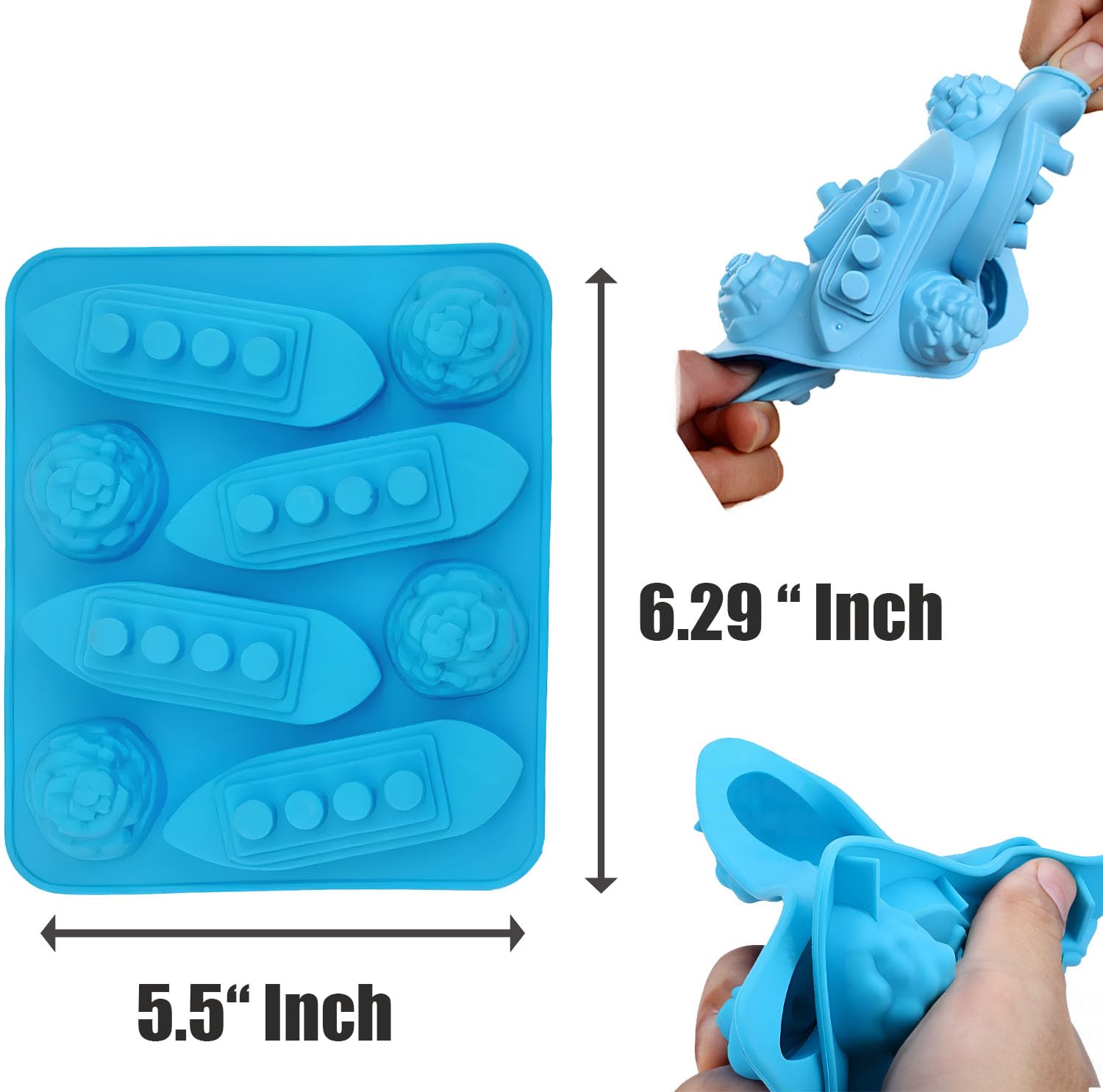 accessgood Titanic Shape Ice Tray