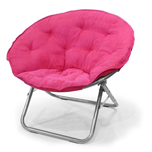 Urban Lifestyle Microsuede Sacuer Chair, Adult, Pink