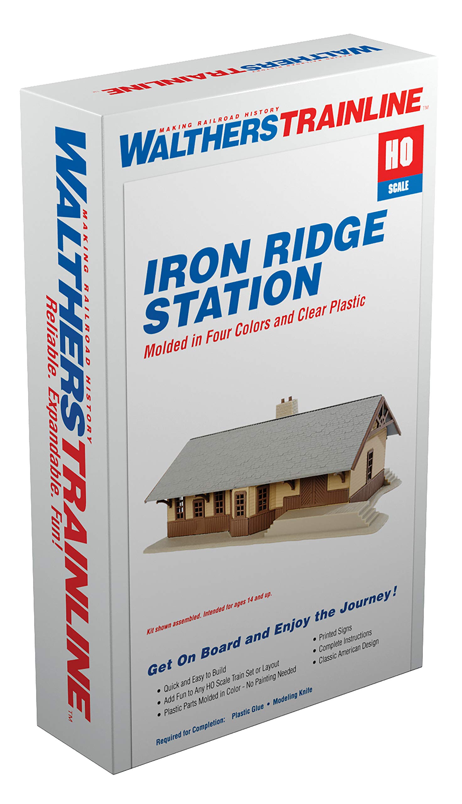 Walthers Trainline HO Scale Model Iron Ridge Station