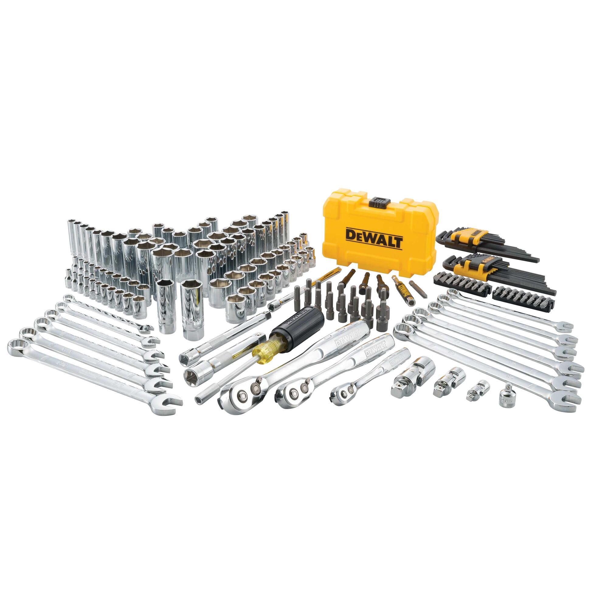 DEWALT Mechanics Tools Kit and Socket Set, 168-Piece (DWMT73803)