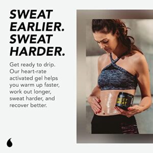 Sports Research Sweet Sweat Coconut Workout Enhancer Gel - Maximize Your Exercise & Sweat Faster - 13.5oz Jar