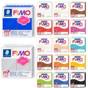 fimo soft starter pack 12 x 56 g multicolour blocks by steadtler