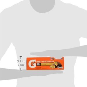 Gatorade Whey Protein Bars, Chocolate Caramel,12 Count (Pack of 1)