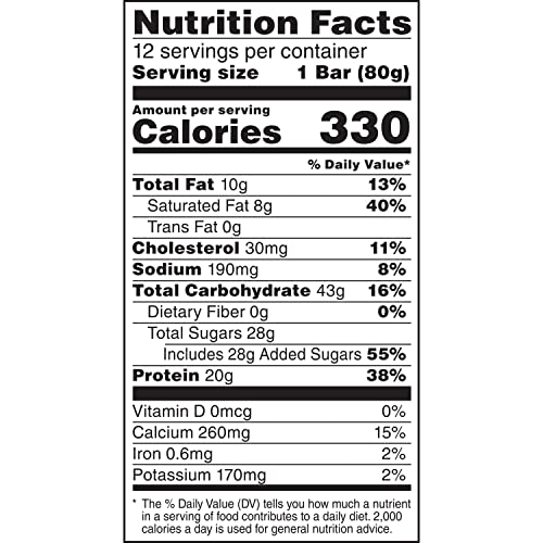 Gatorade Whey Protein Bars, Chocolate Caramel,12 Count (Pack of 1)