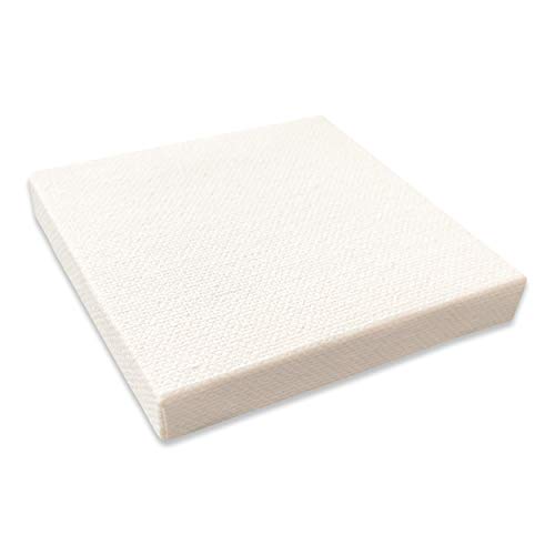 LWR CRAFTS Mini Stretched Canvas 4" X 4" Pack of 6