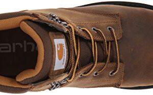 Carhartt Men's CMW6174 Traditional Welt 6" Soft Toe Non WP Boot Construction Shoe, Dark Brown Oil Tanned, 9