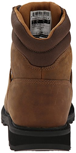 Carhartt Men's CMW6174 Traditional Welt 6" Soft Toe Non WP Boot Construction Shoe, Dark Brown Oil Tanned, 9