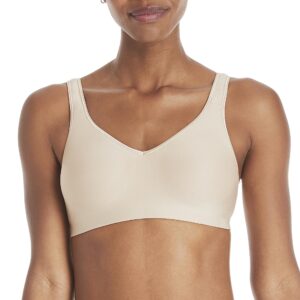 hanes women's comfort evolution bra, nude, x-large